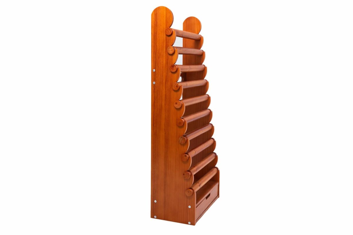 10 Tier Wood Bracelet Display Stands - Bracelet Holder With Drawer